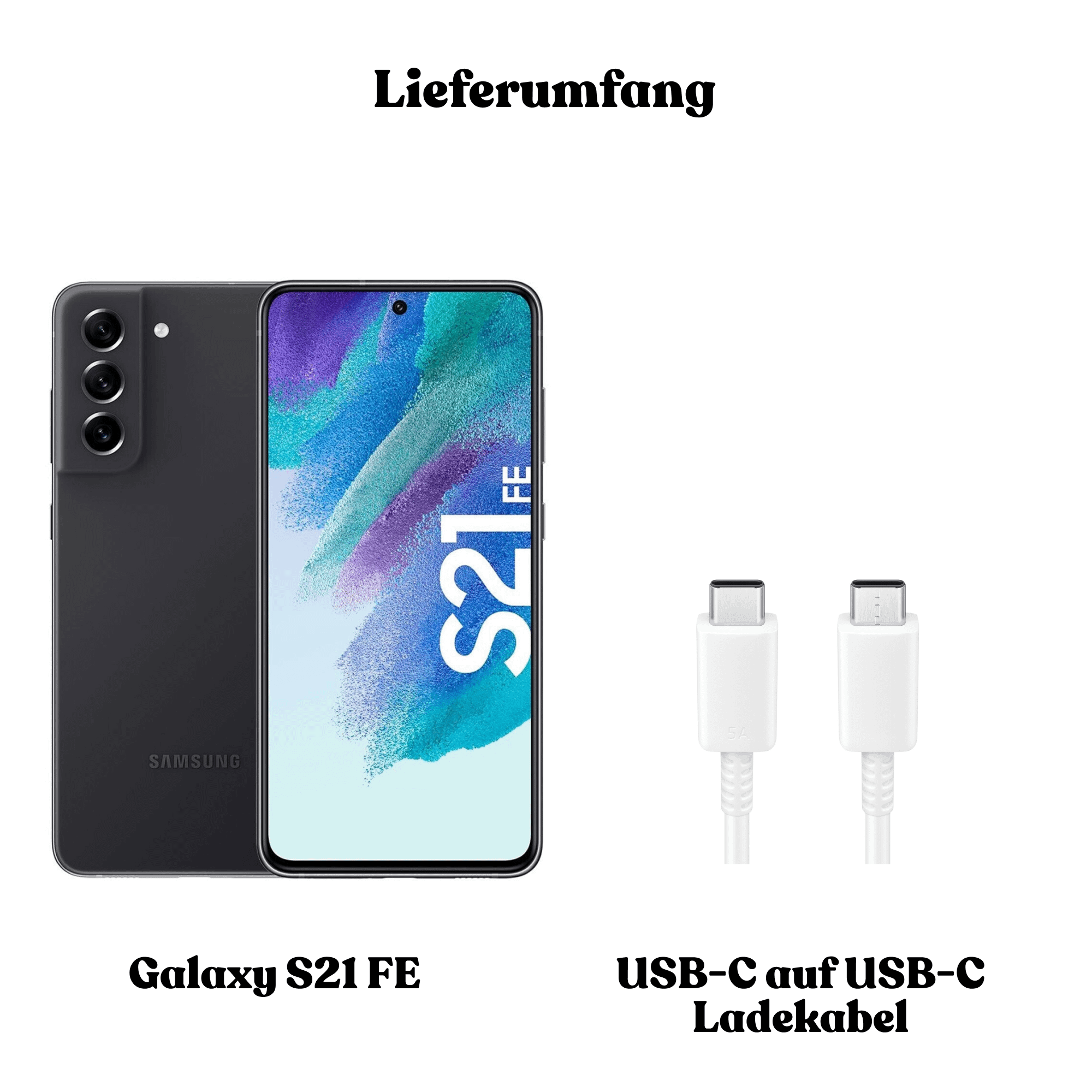 Samsung Galaxy S21 FE 5G 128GB Graphit kaufen | Clevertronic